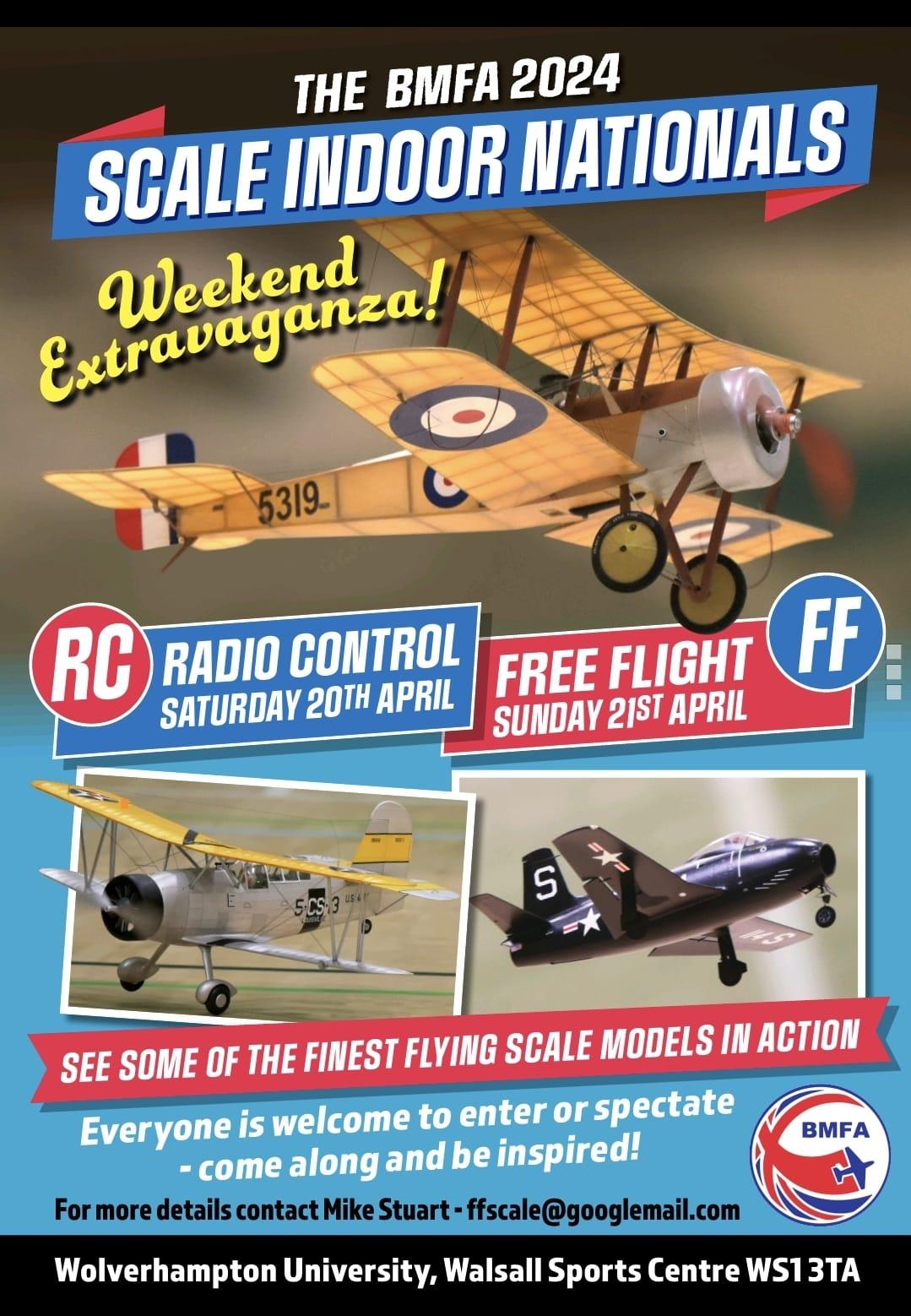 Scale Indoor RC Nationals, 20th April 2024 – now fully subscribed ...